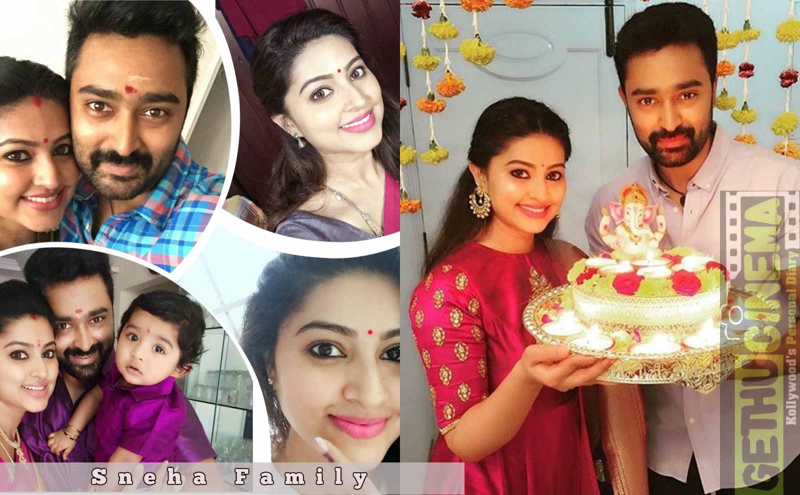 Actress Sneha Latest Photos & Family Photoshoot - Gethu Cinema