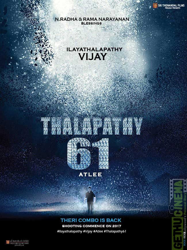 Thalapathy 61 Movie HD Fan Made Design Poster | Specially For Vijay ...