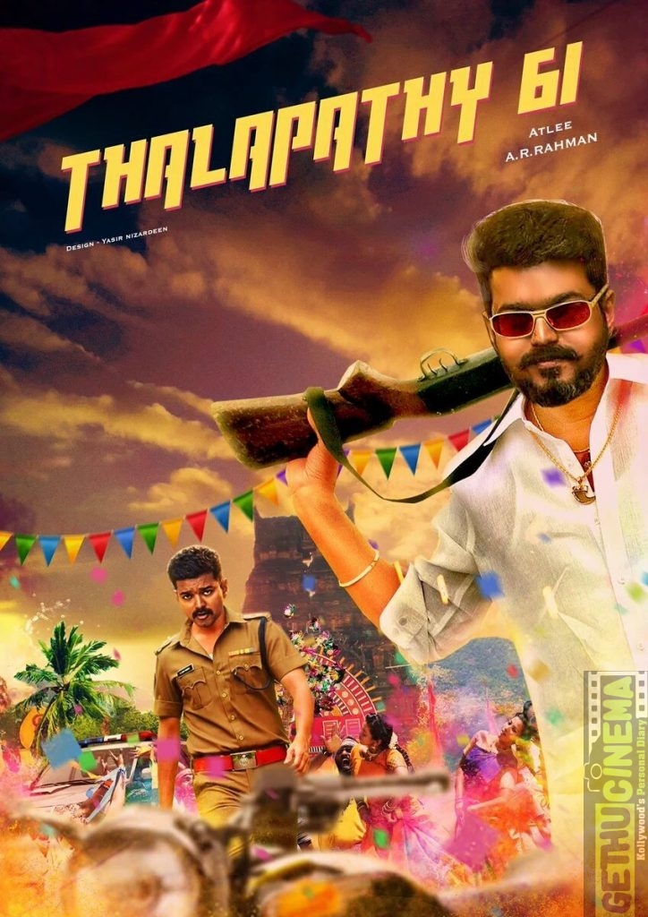 Thalapathy 61 Movie HD Fan Made Design Poster | Specially For Vijay ...