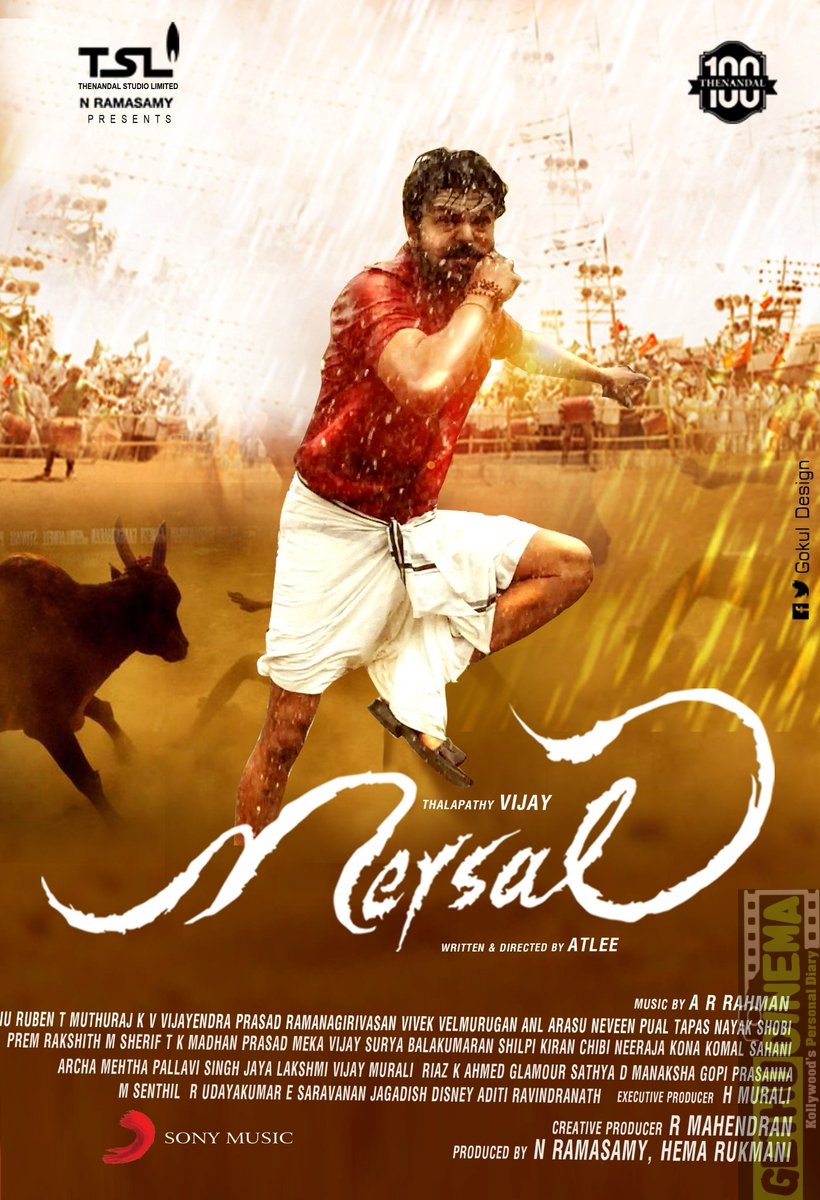 Mersal Tamil Movie HD Fan Made Design Posters | Specially For Vijay ...