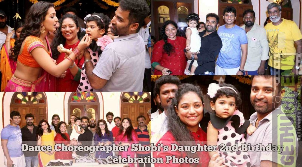 Dance Choreographer Shobi's Daughter 2nd Birthday Celebration Photos ...