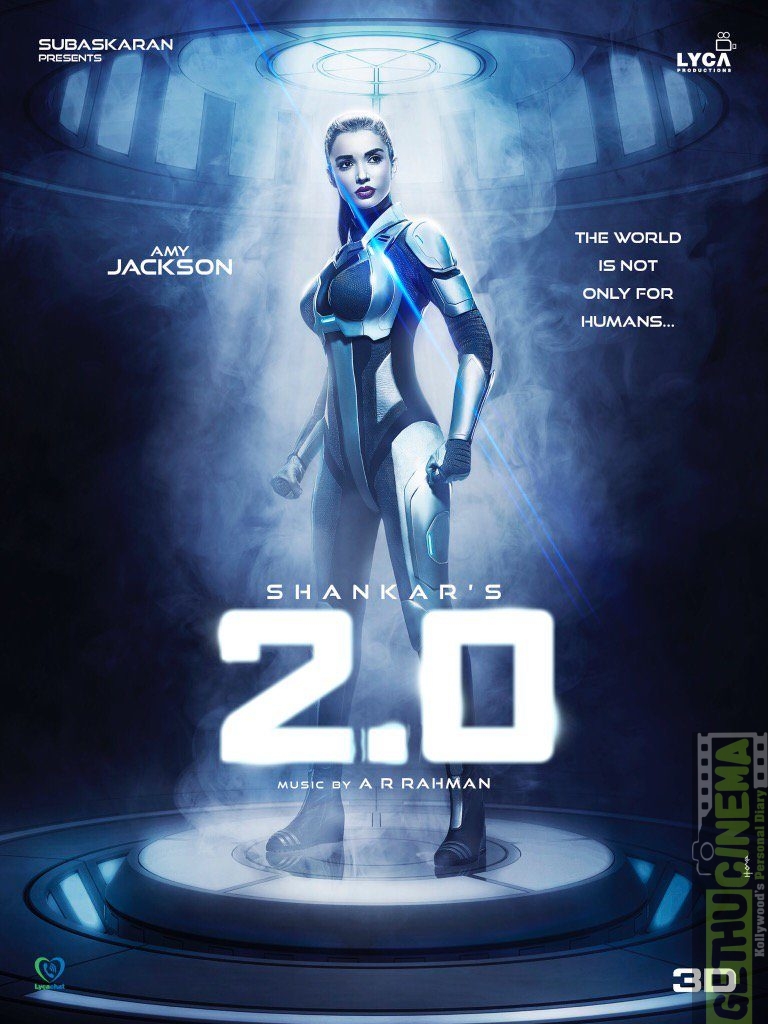 2.0 aka Enthiran 2 Movie “Amy Jackson” Official HD Poster | Gethu Cinema