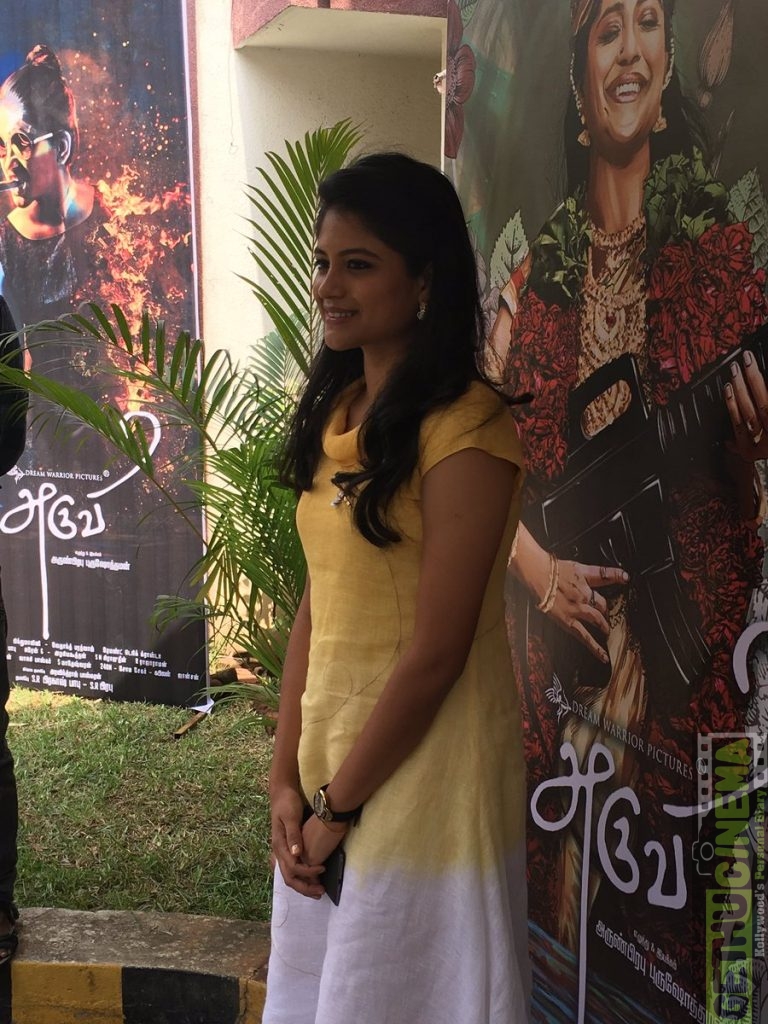 Aruvi Movie Press Meet Stills | Aditi Balan | Arun Prabhu | Vedanth ...