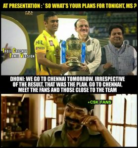 IPL 2018 CSK Memes Collection | CSK Won The Match In IPL 2018 Meme ...