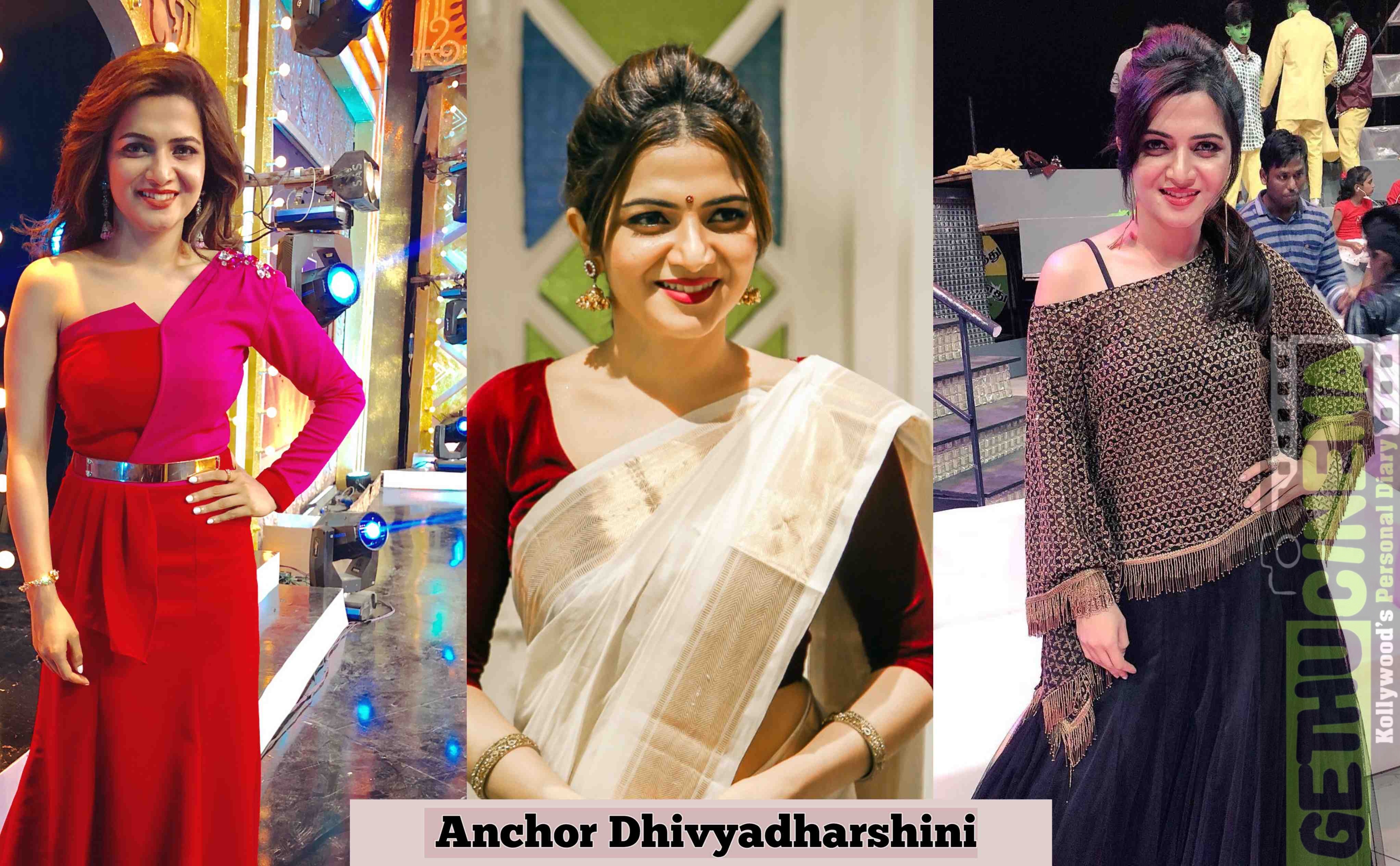 Vijay TV Anchor Dhivyadharshini 2018 HD Gallery | Gethu Cinema