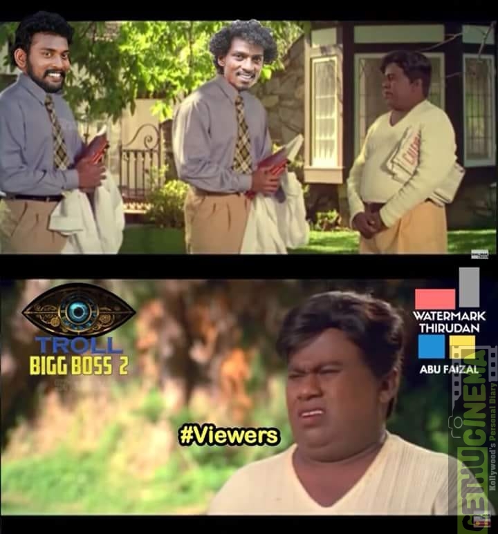 Bigg boss tamil 2 Memes And Trolls | vijay tv, Season 2 - Gethu Cinema