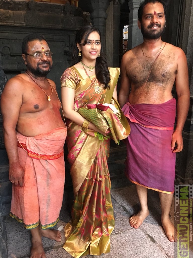 Sri Divya, saree, traditional look - Gethu Cinema