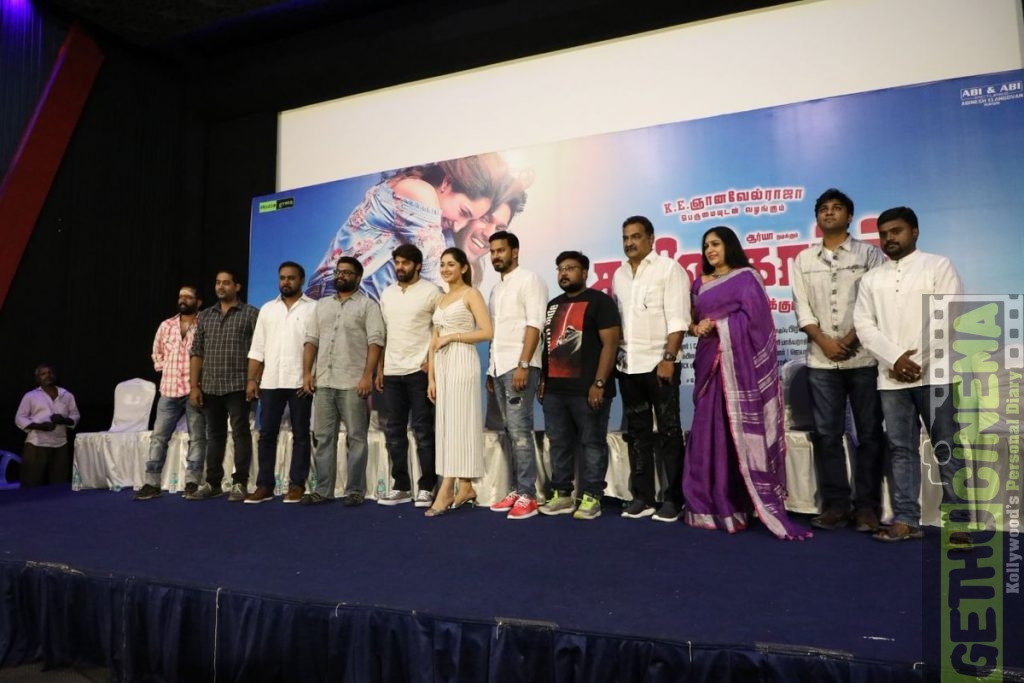 Ghajinikanth Press Meet Gallery | Arya, Sayyeshaa Saigal | Gethu Cinema