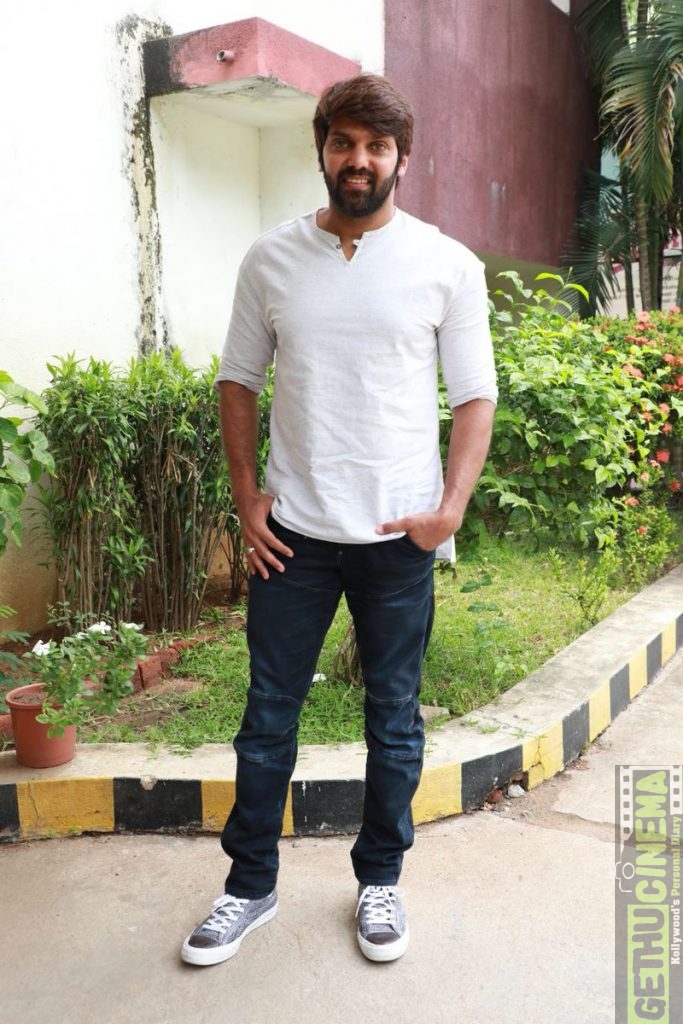 Ghajinikanth Press Meet Gallery | Arya, Sayyeshaa Saigal | Gethu Cinema