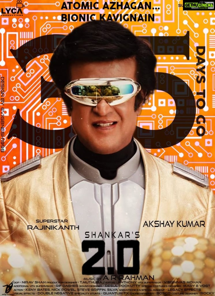 2.0 aka Enthiran 2 Tamil Movie Official & Fan Made HD Posters | Gethu ...