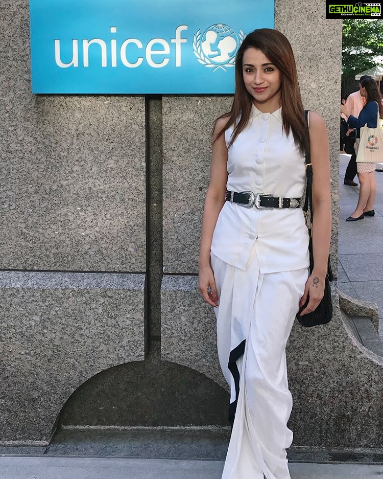 Trisha Krishnan, white dress, event, tour | Gethu Cinema