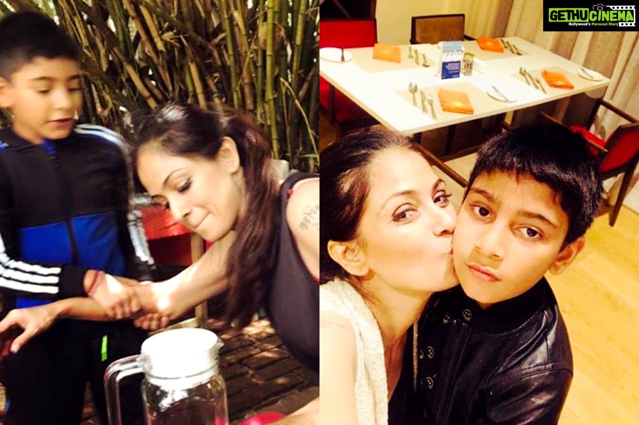 Simran, son, mom, kiss | Gethu Cinema