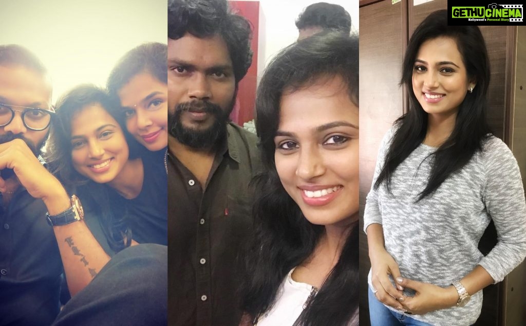 Actress Ramya Pandian with Celebrities & Family Pictures | Gethu Cinema