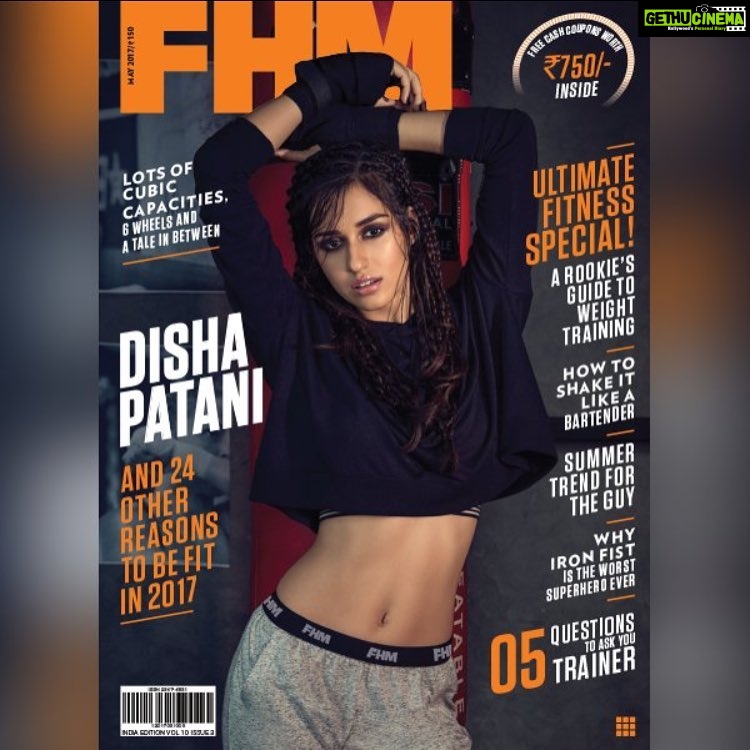 Disha Patani Instagram – FHM India May 2017 Issue 🙏🏻 ️ photography ...