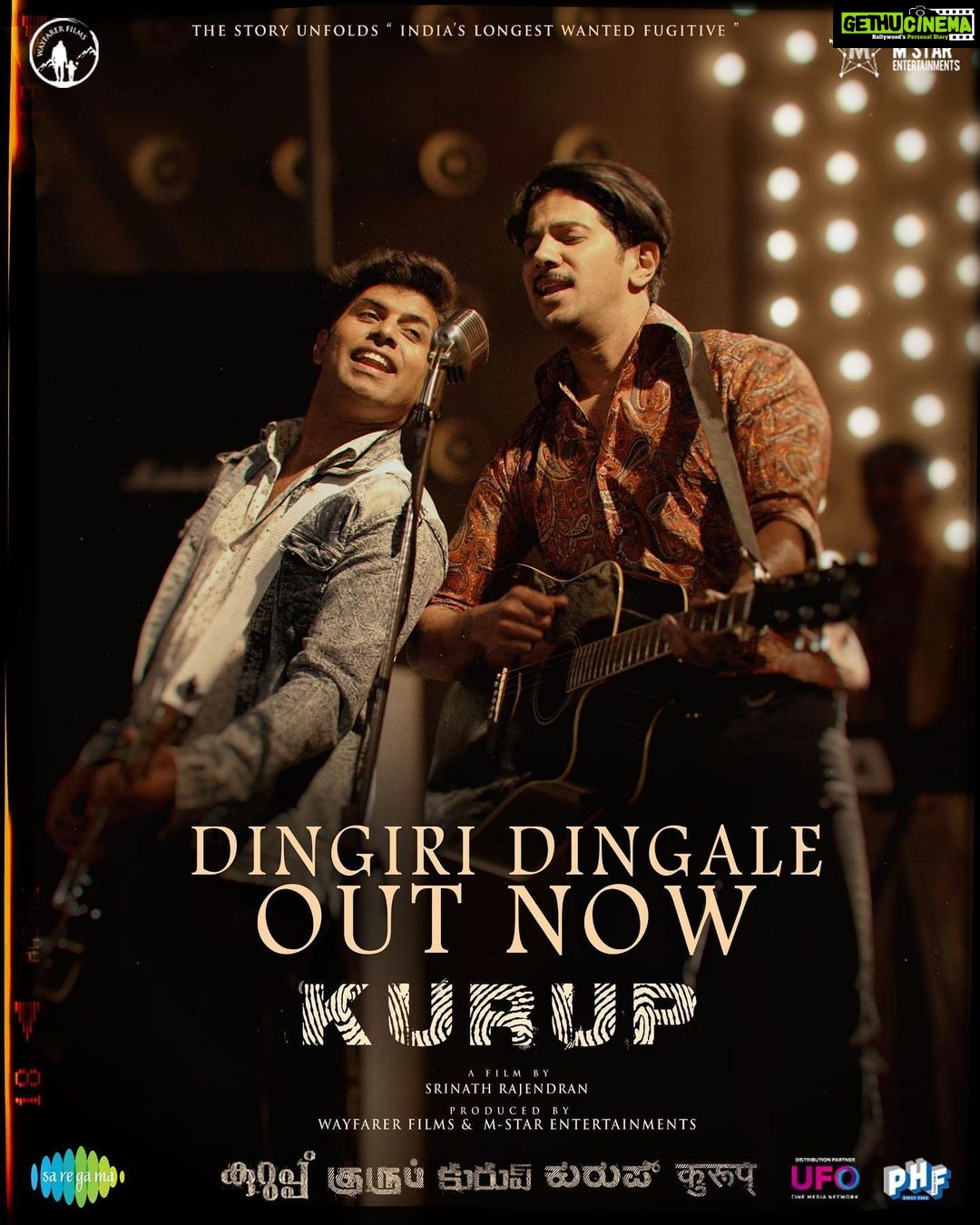 Dulquer Salmaan Instagram – #Kurup 2nd Single #DingiriDingale sung by ...
