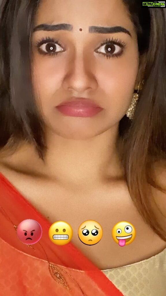 Leesha Instagram – Love for red ️ Chennai, India | Gethu Cinema