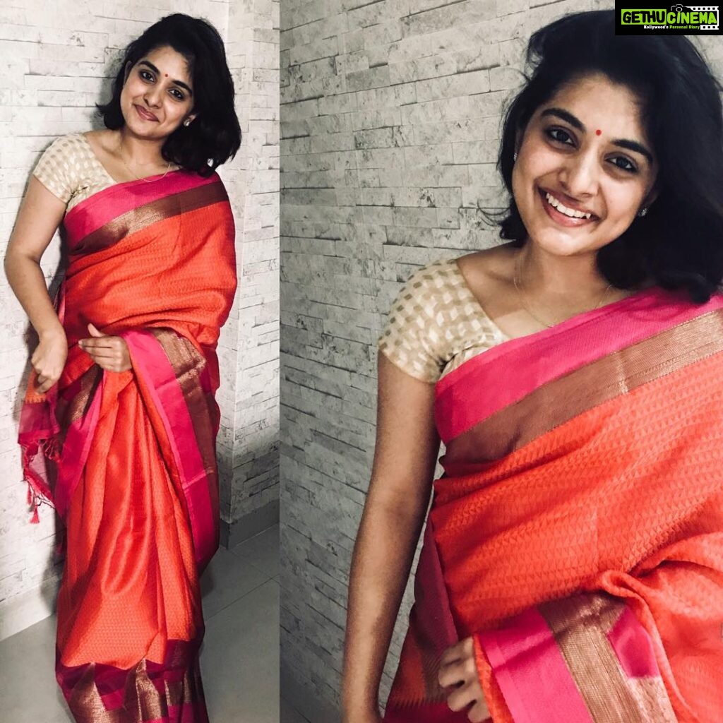 Nivetha Thomas Instagram - Family first 😊 #Maaza #sankranthi2017 ...