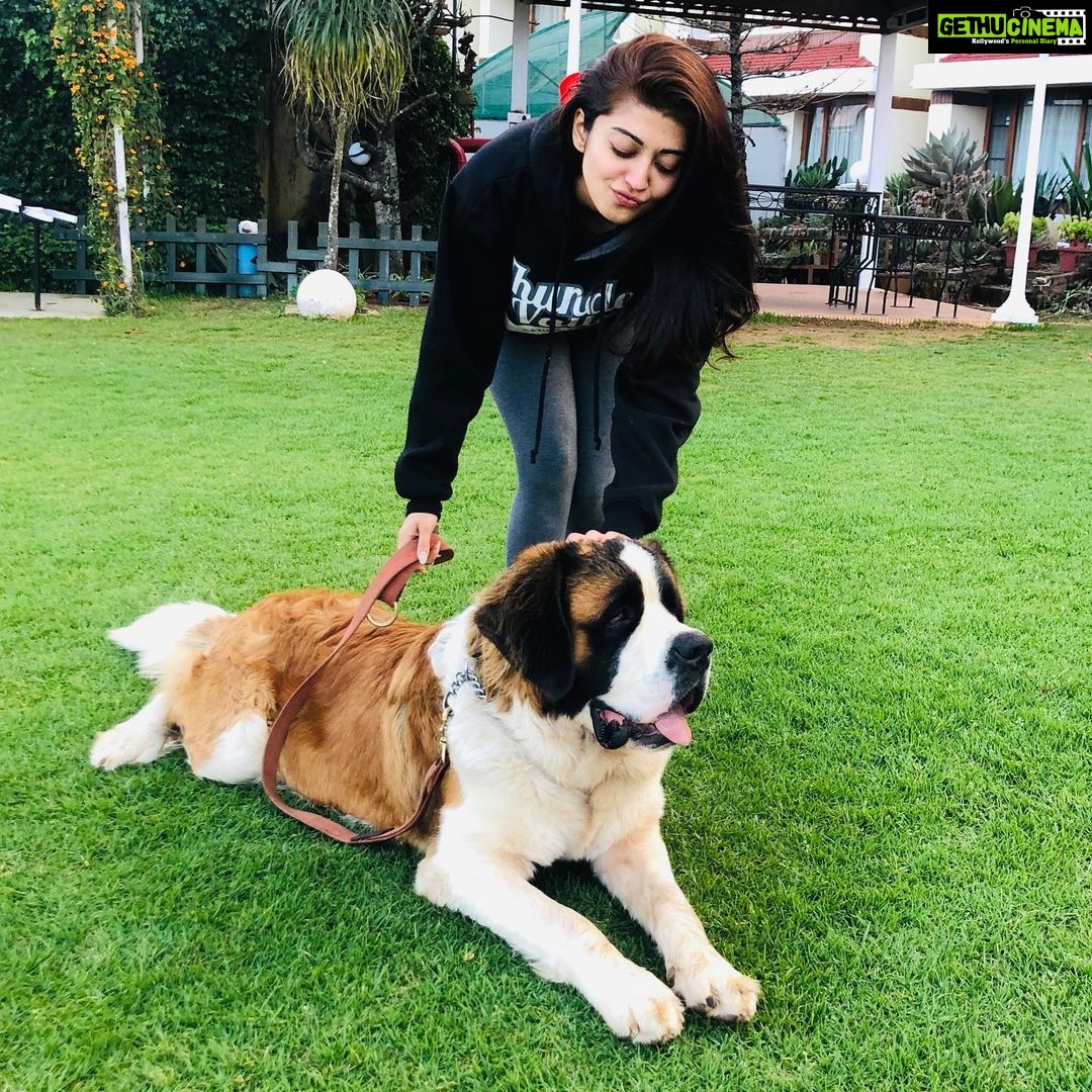 Pranitha Subhash Instagram – Ceaser and I wish you lots and lots of ...