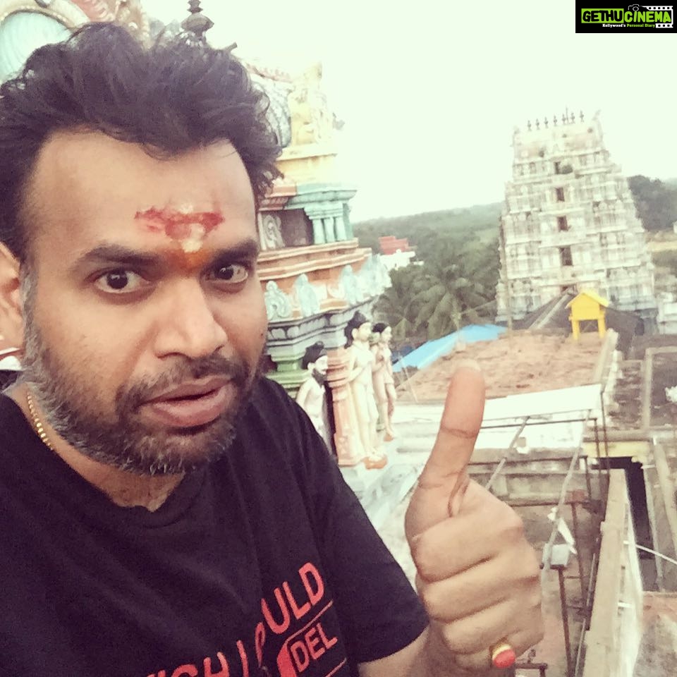 Premgi Amaren Instagram – A selfie from the top of the temple gopuram ...