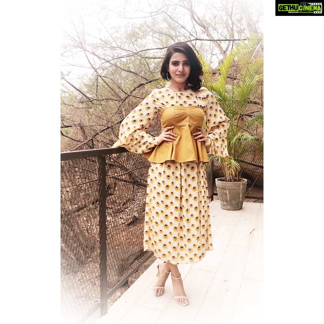 Samantha Instagram – And Rangasthalam promotions begin ️ love this ...