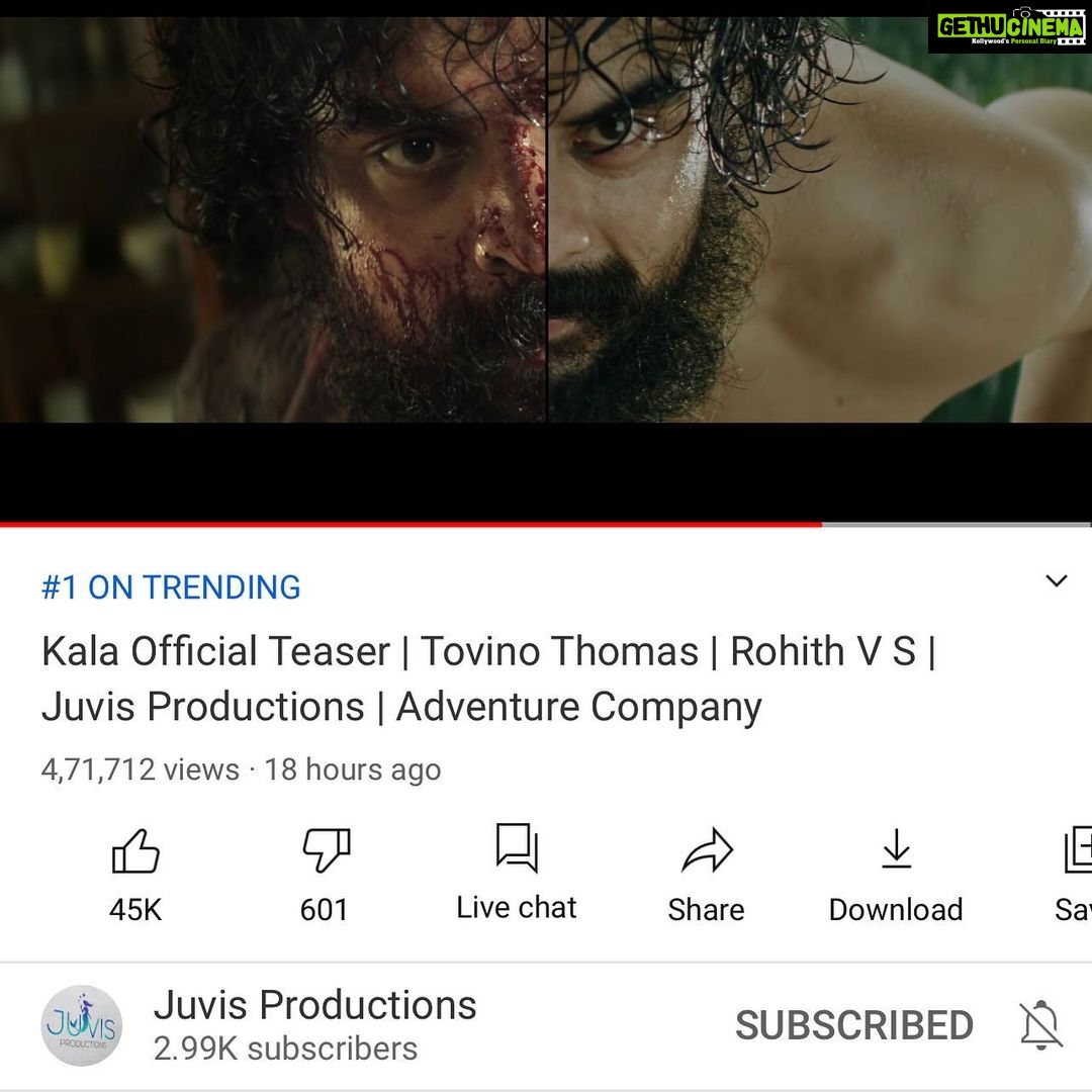 Tovino Thomas Instagram – #1 ON TRENDING | Gethu Cinema