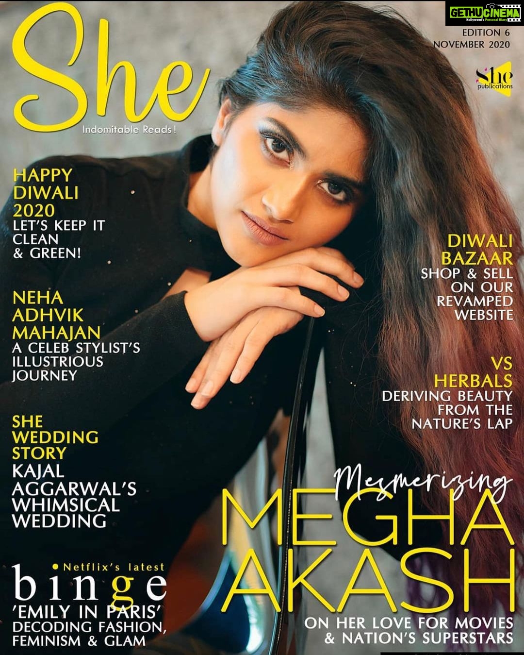 Megha Akash Instagram – 🌟 Publication @she_india Photographer ...