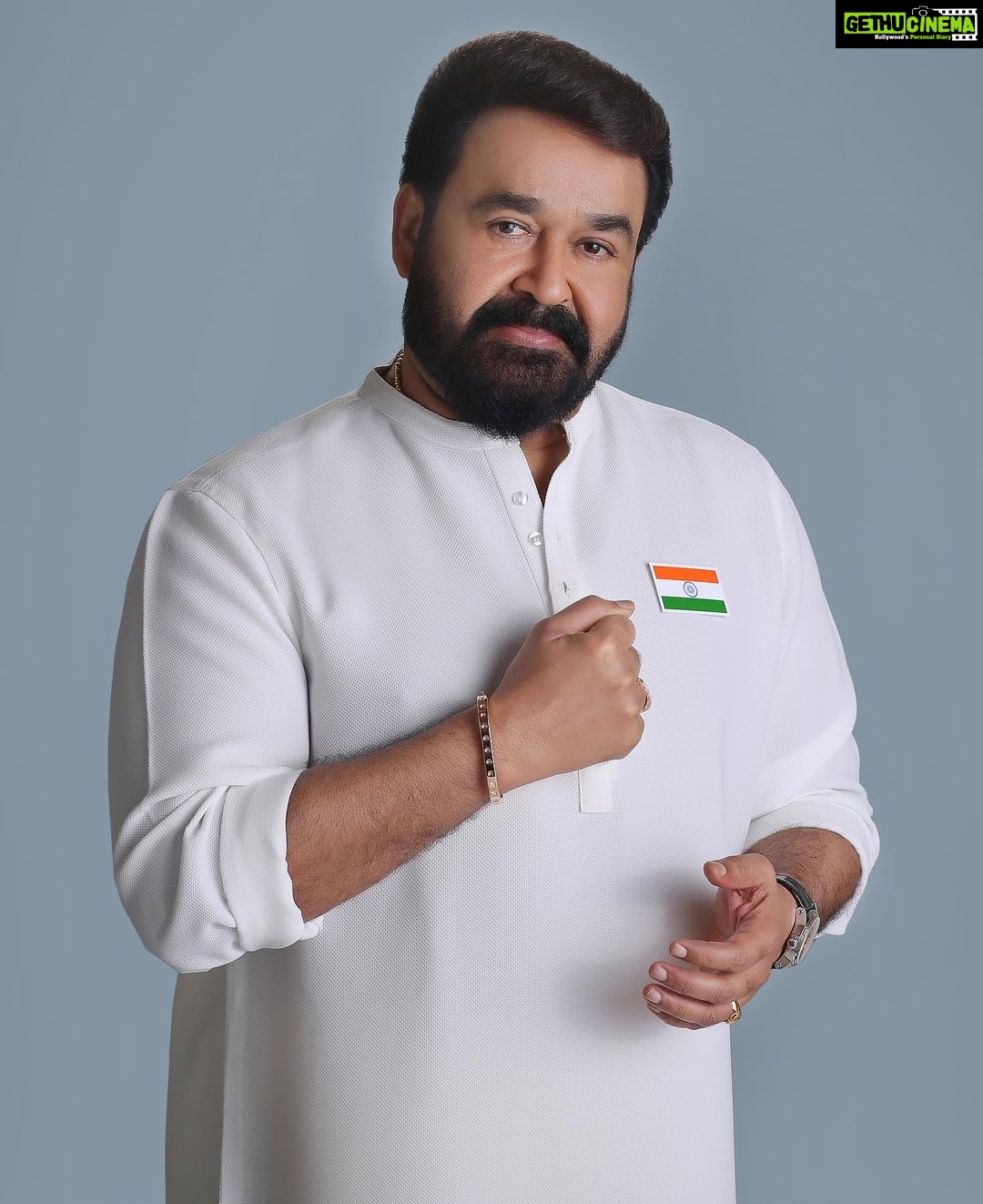 Mohanlal Instagram – Let us pledge to always keep the tricolour high ...