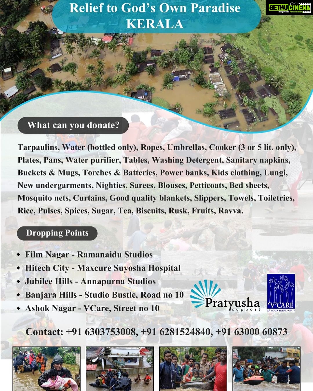 Shriya Saran Instagram – Kerala is in danger ! It’s sad , unexplainable ...