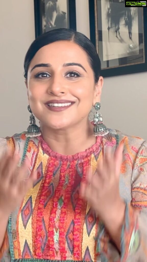 Actress Vidya Balan Instagram Photos and Posts April 2021 | Gethu Cinema