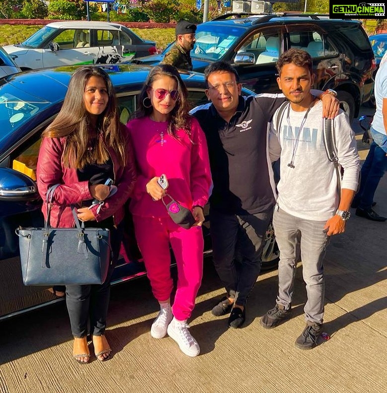 Ameesha Patel Instagram – Work mode .. with my team .. INDORE💞💞💞👍🏻 ...