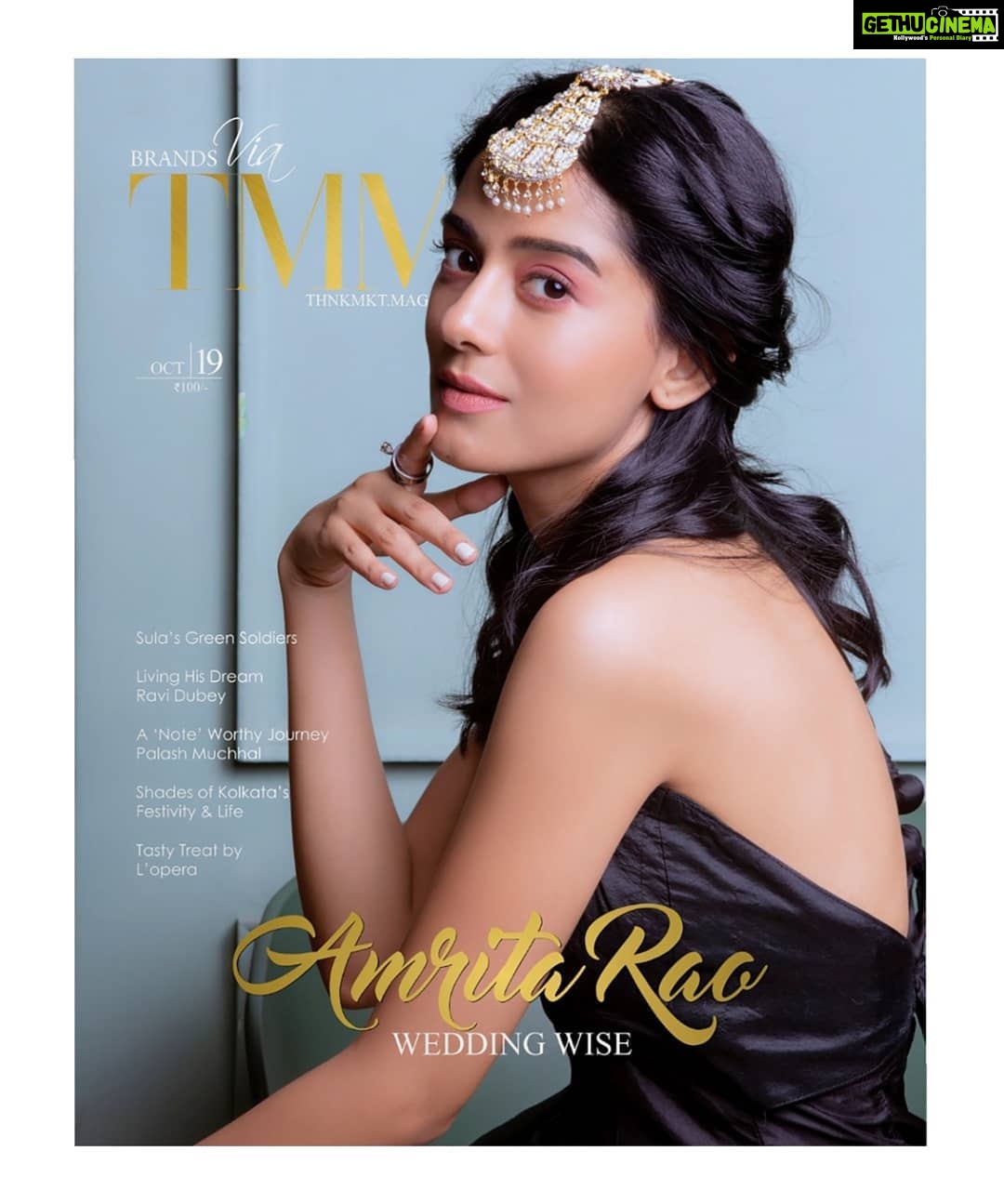 Amrita Rao Instagram – DIWALI DHAMAKA With @tmmindia Editor in Chief ...