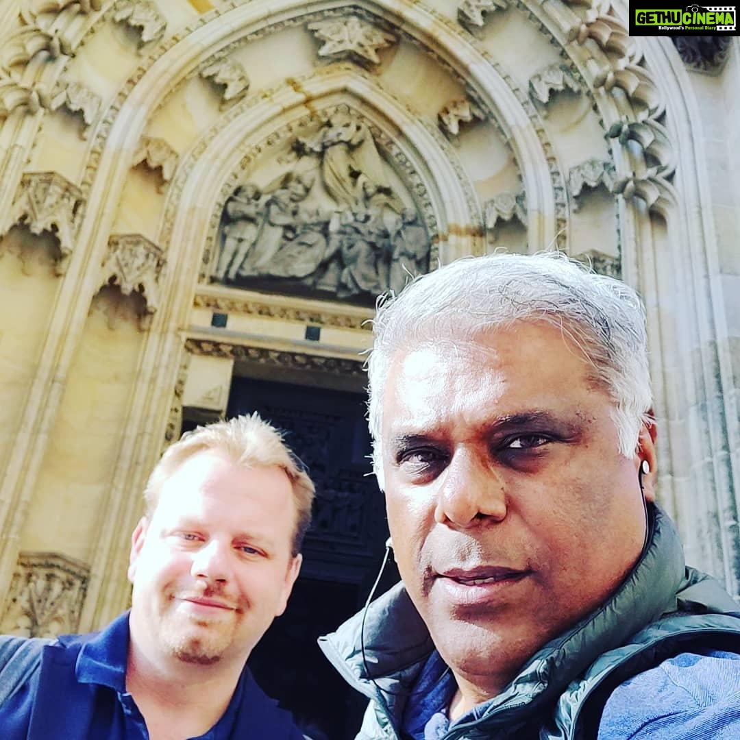 Ashish Vidyarthi Instagram – With Jan.. St. Vitus Cathedral | Gethu Cinema
