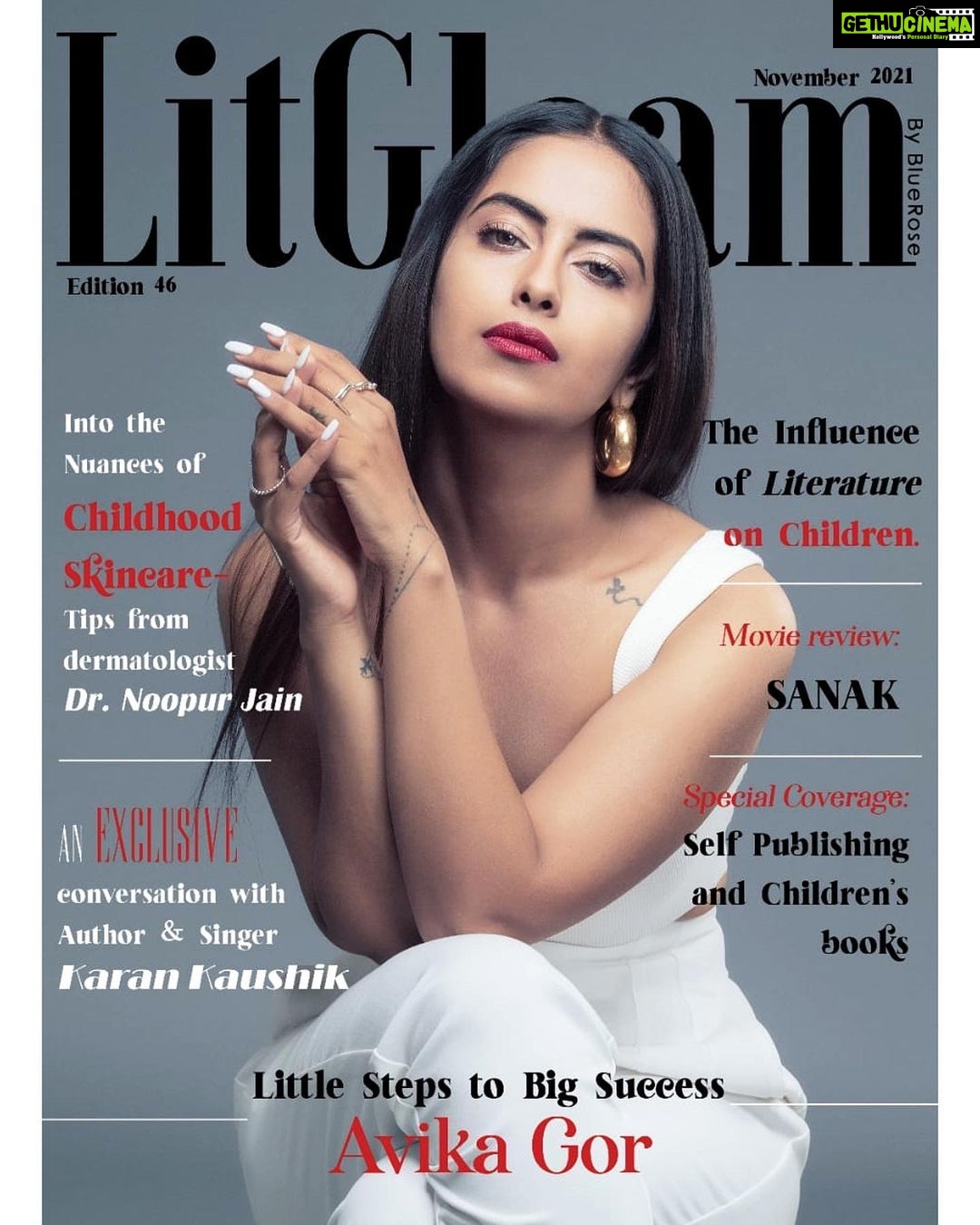 Avika Gor Instagram – Red Lips don’t lie 💋 Magazine @litgleam_mag ...