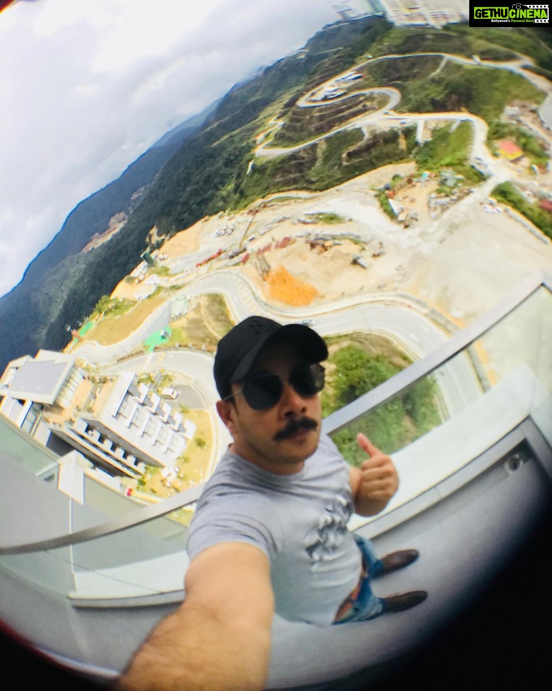 Bharath Instagram – Fish eye view of Genting Highlands!! 😁 | Gethu Cinema