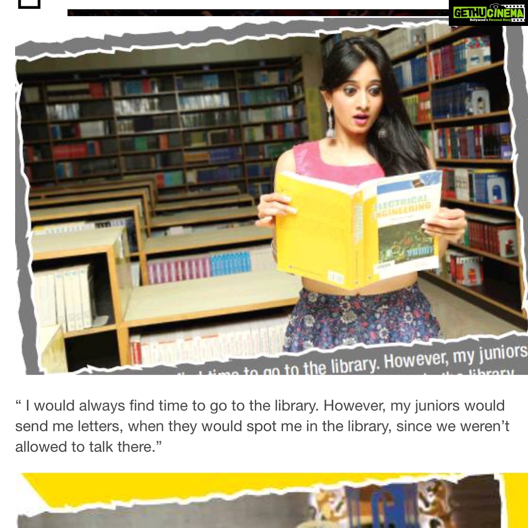 Harshika Poonacha Instagram – One full page in @bangalore_times Thnq ...