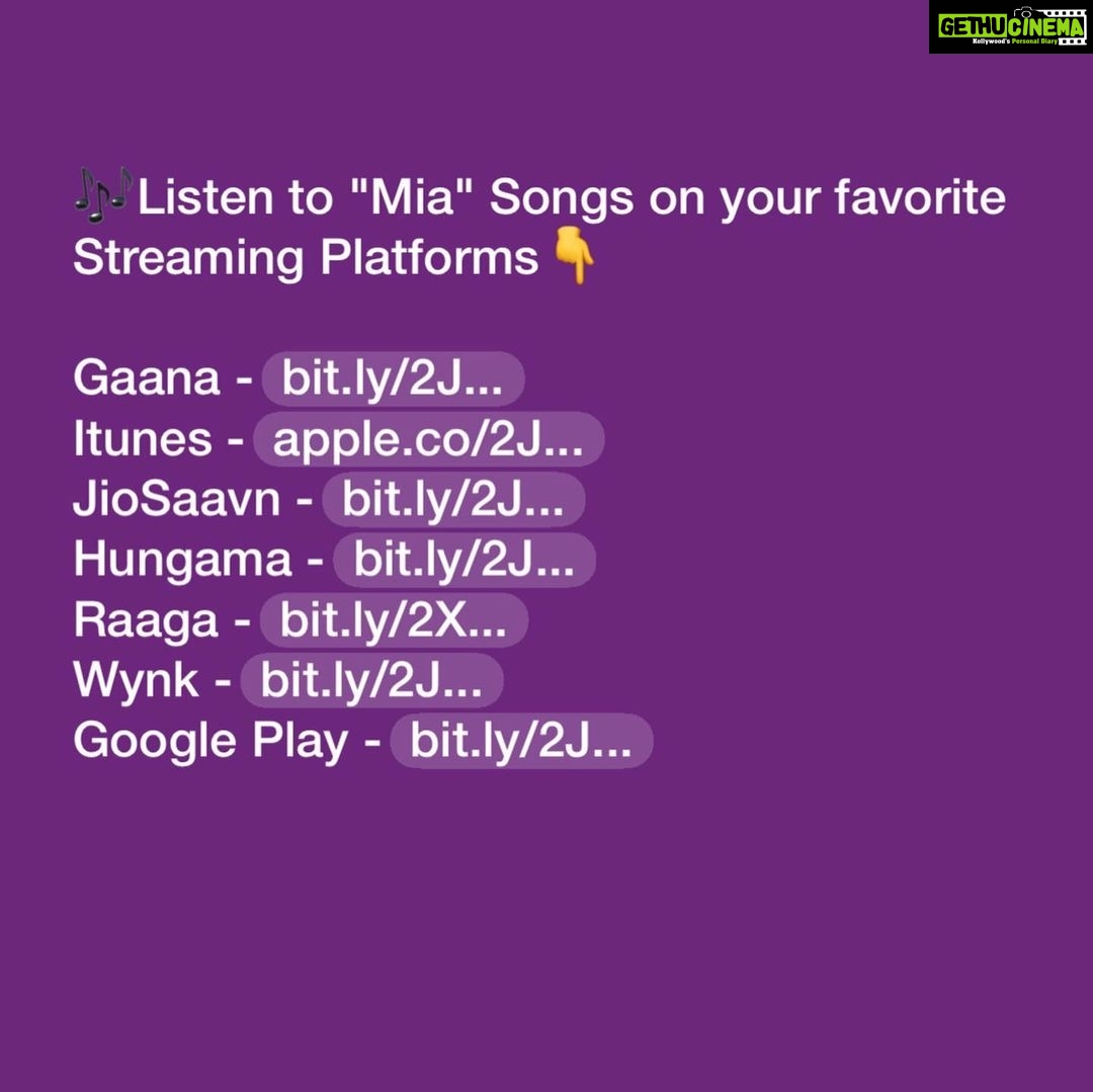 Iniya Instagram - MIA official music video ️ https://youtu.be ...