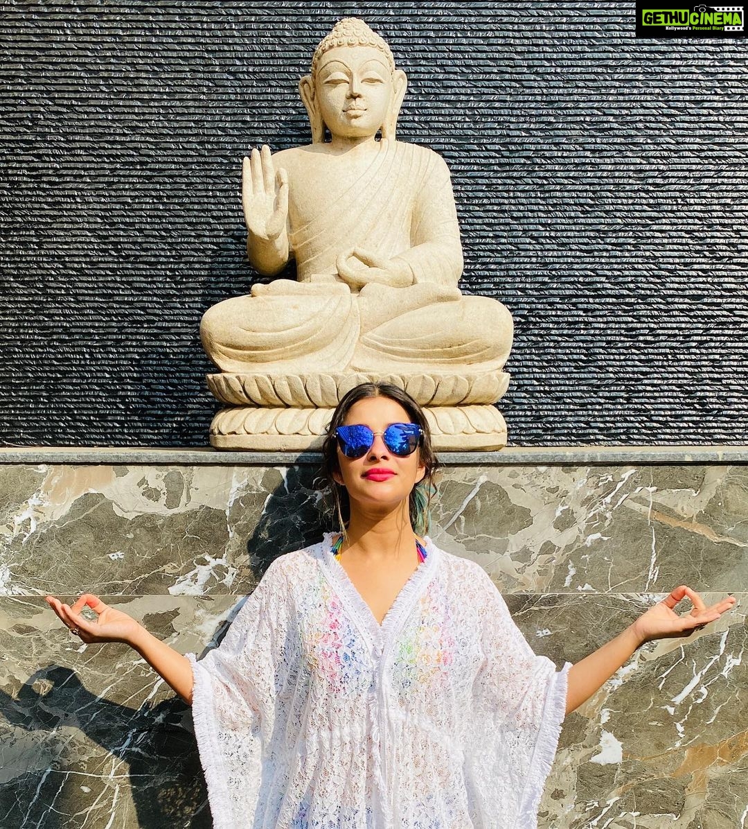 Madhuurima Instagram – Channelizing my inner guru . OM 😇 ️ #buddha # ...