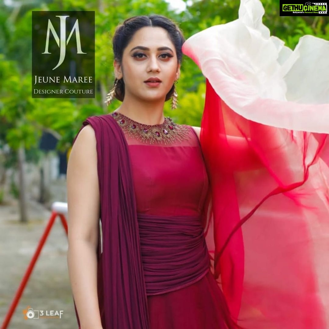 Miya George Instagram – Loved wearing this multi shaded dress from ...