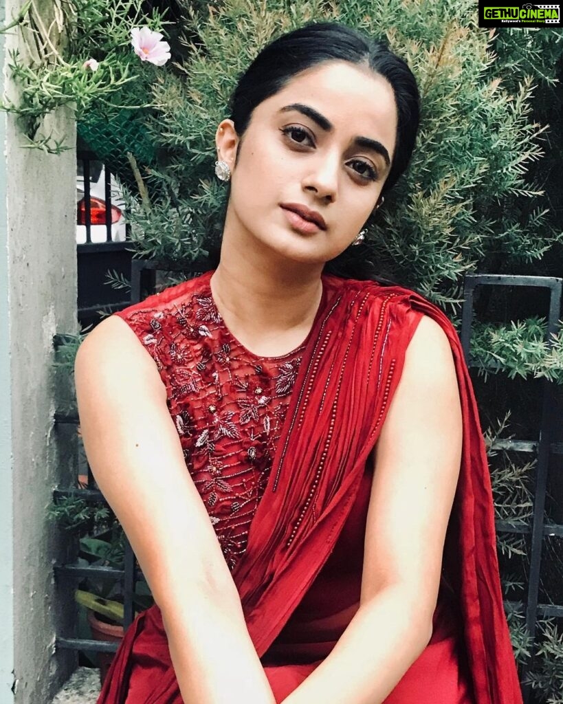 Namitha Pramod Instagram – All those blissful memories 🌸 Wearing: @maria.tiya.maria | Gethu Cinema