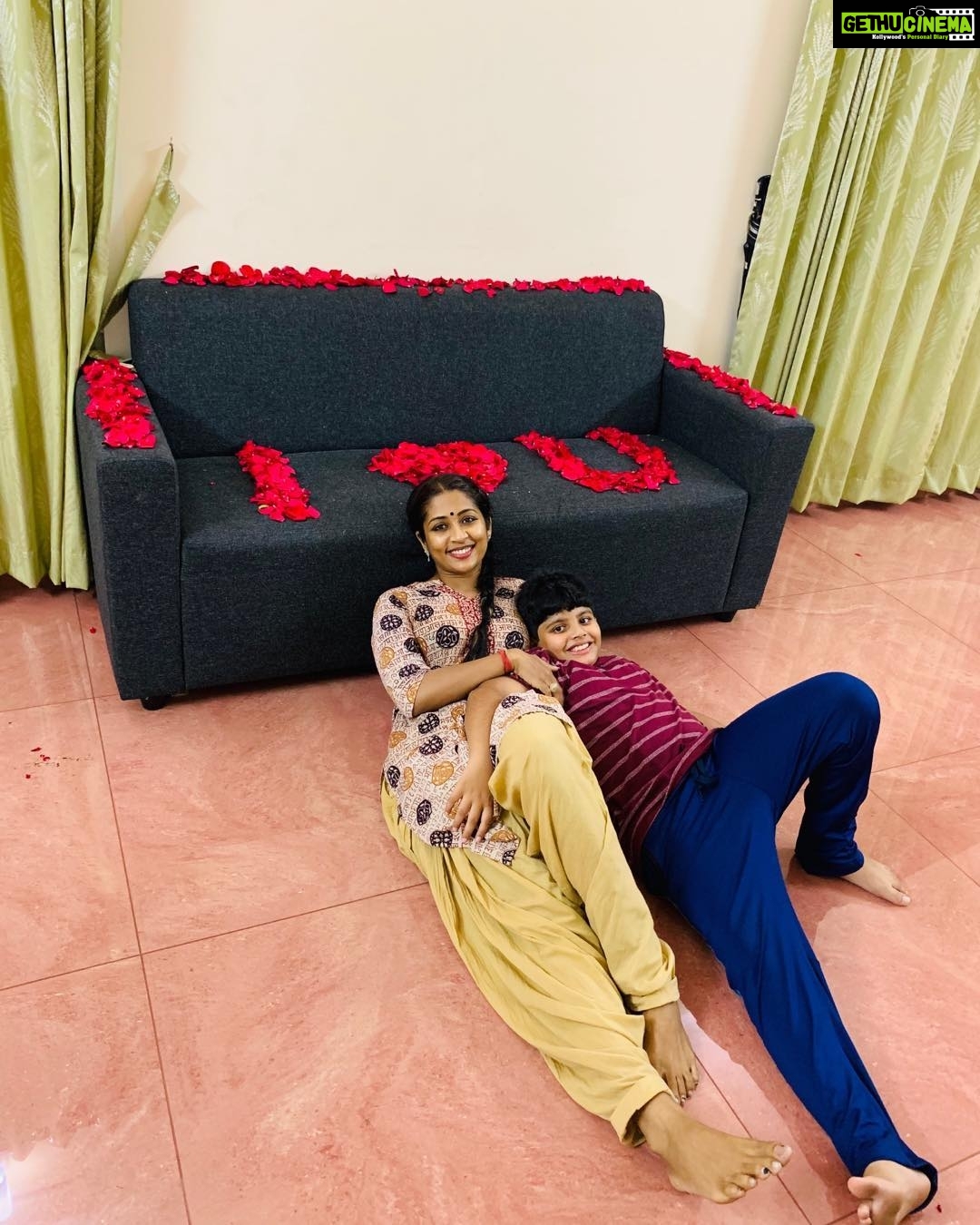 Navya Nair Instagram – When kiddo surprised with his love with the ...