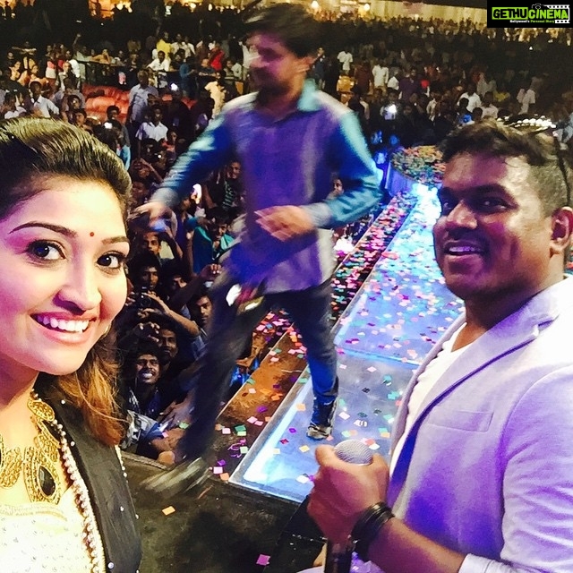 Neelima Rani Instagram – Rocking show at thirunalveli 😍 | Gethu Cinema