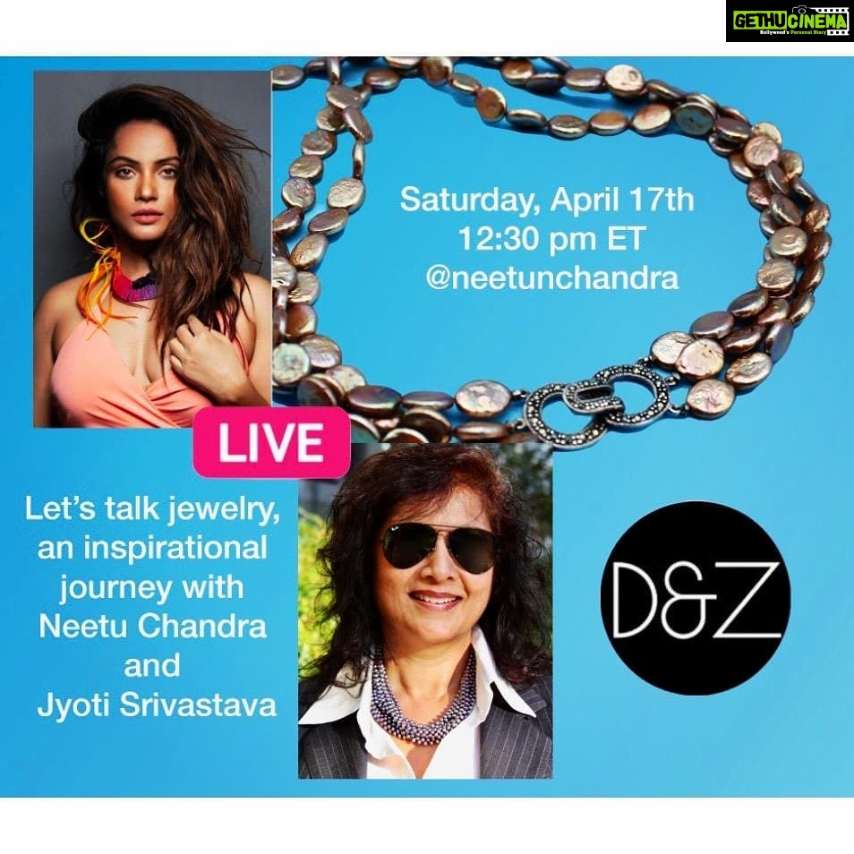 Neetu Chandra Instagram – “Let’s talk jewelry! Neetu Chandra goes live ...
