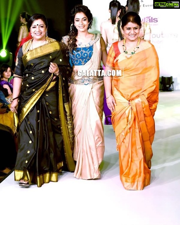 Poornima Bhagyaraj Instagram – Our first fashion show | Gethu Cinema