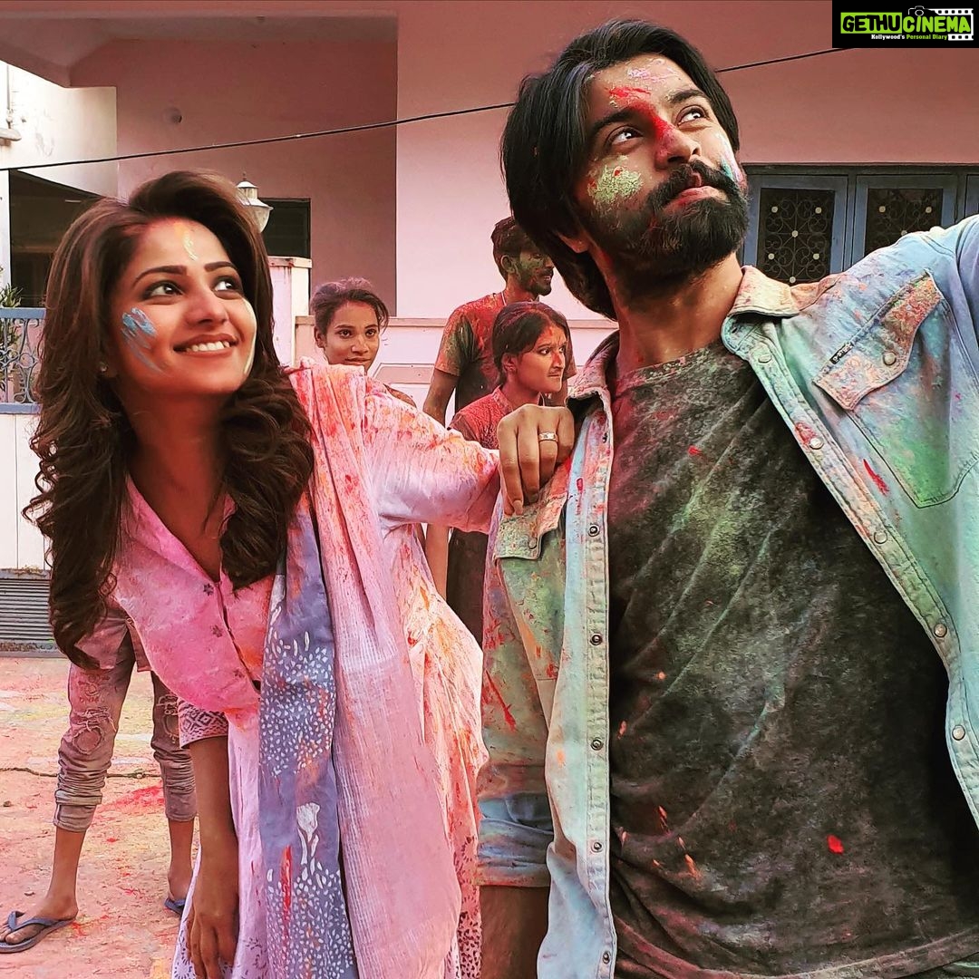 Rachita Ram Instagram – Stay colourful #onthesetsof #supermachi @kalyaan_dhev @rizwanent | Gethu ...