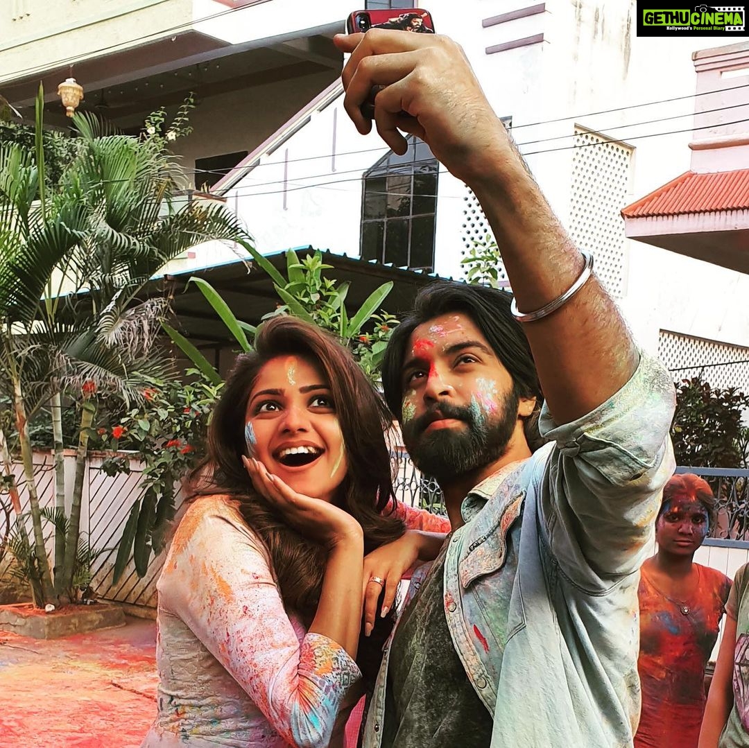 Rachita Ram Instagram – Stay colourful #onthesetsof #supermachi @kalyaan_dhev @rizwanent | Gethu ...