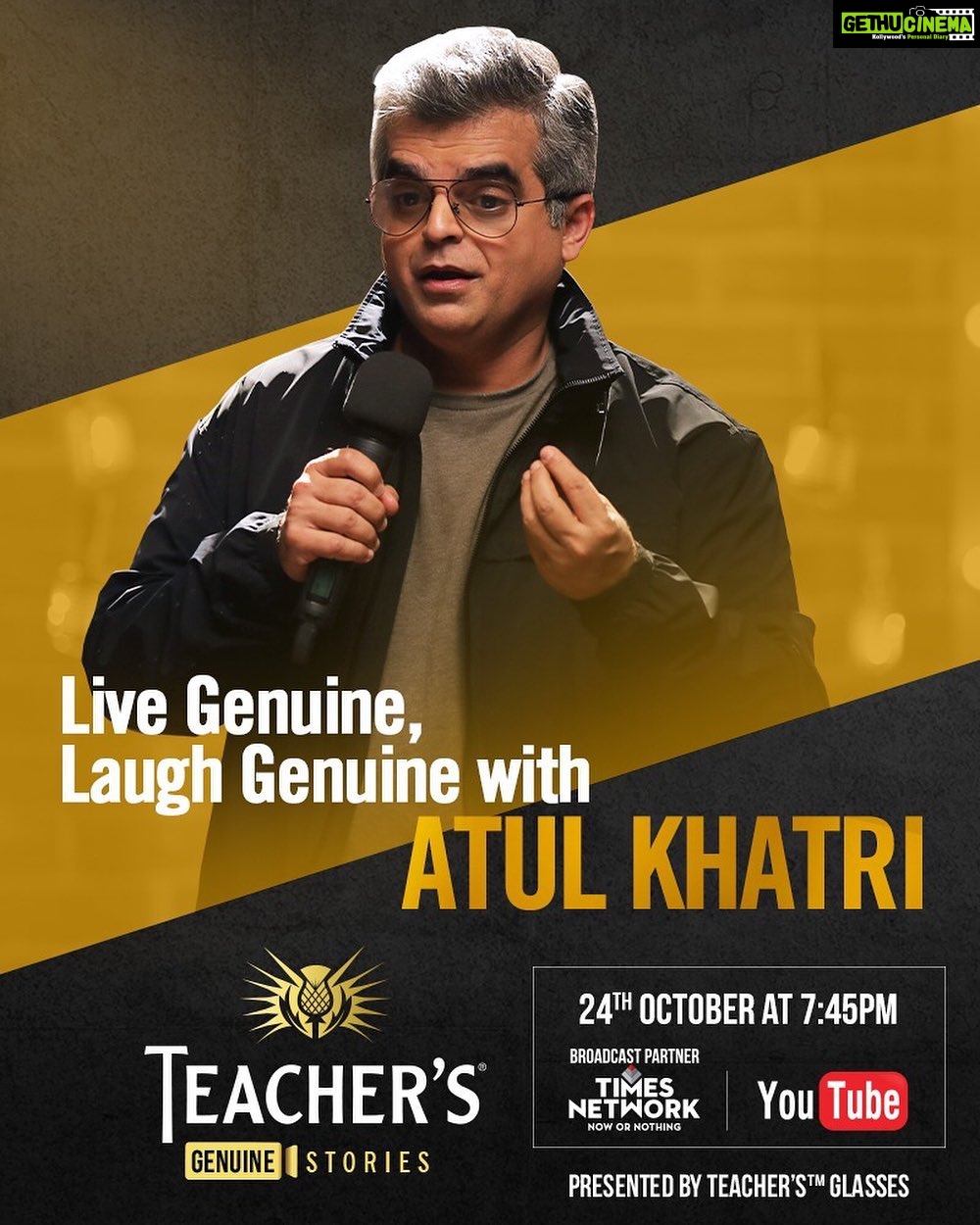 Rahul Bose Instagram – Our next guest on Teacher’s Genuine Stories is ...