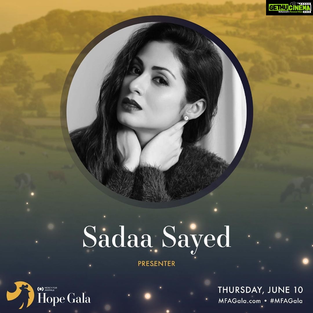 Sadha Instagram – Please join me at the @mfa_india Hope Gala on ...