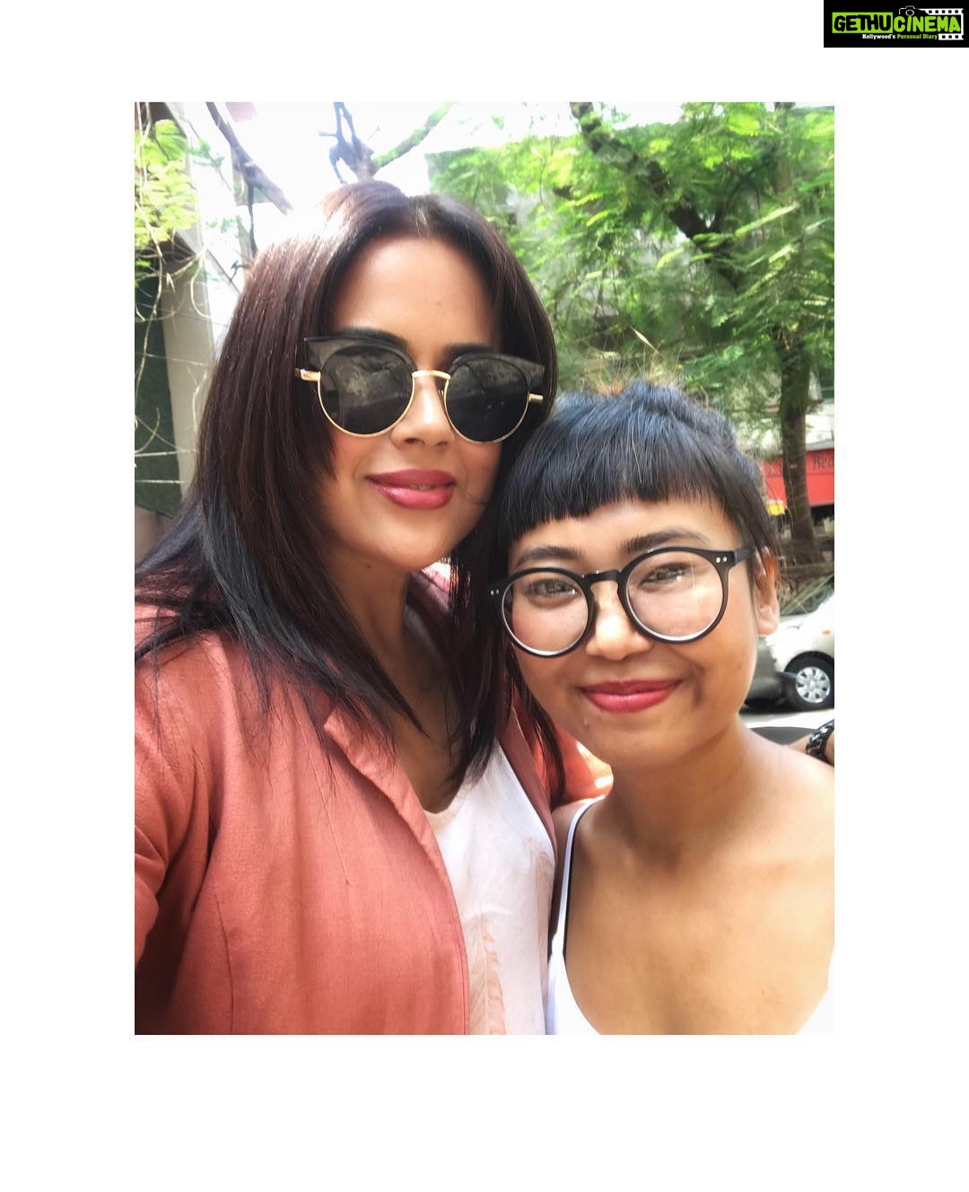 Sameera Reddy Instagram – Life isn’t perfect but your hair can be 🌈 ...