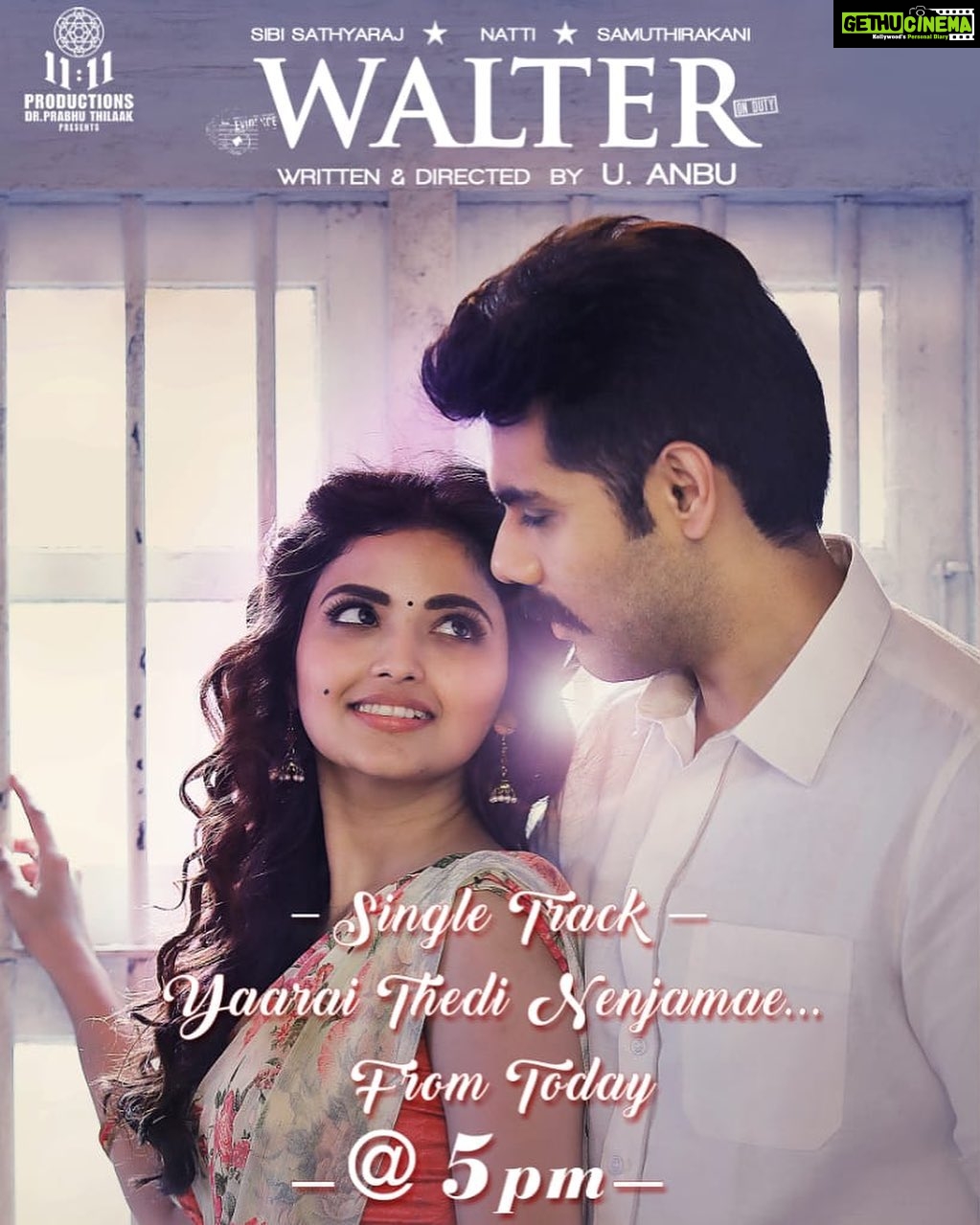 Sibi Sathyaraj Instagram – #Walter Single track from 5 pm today! @11 ...