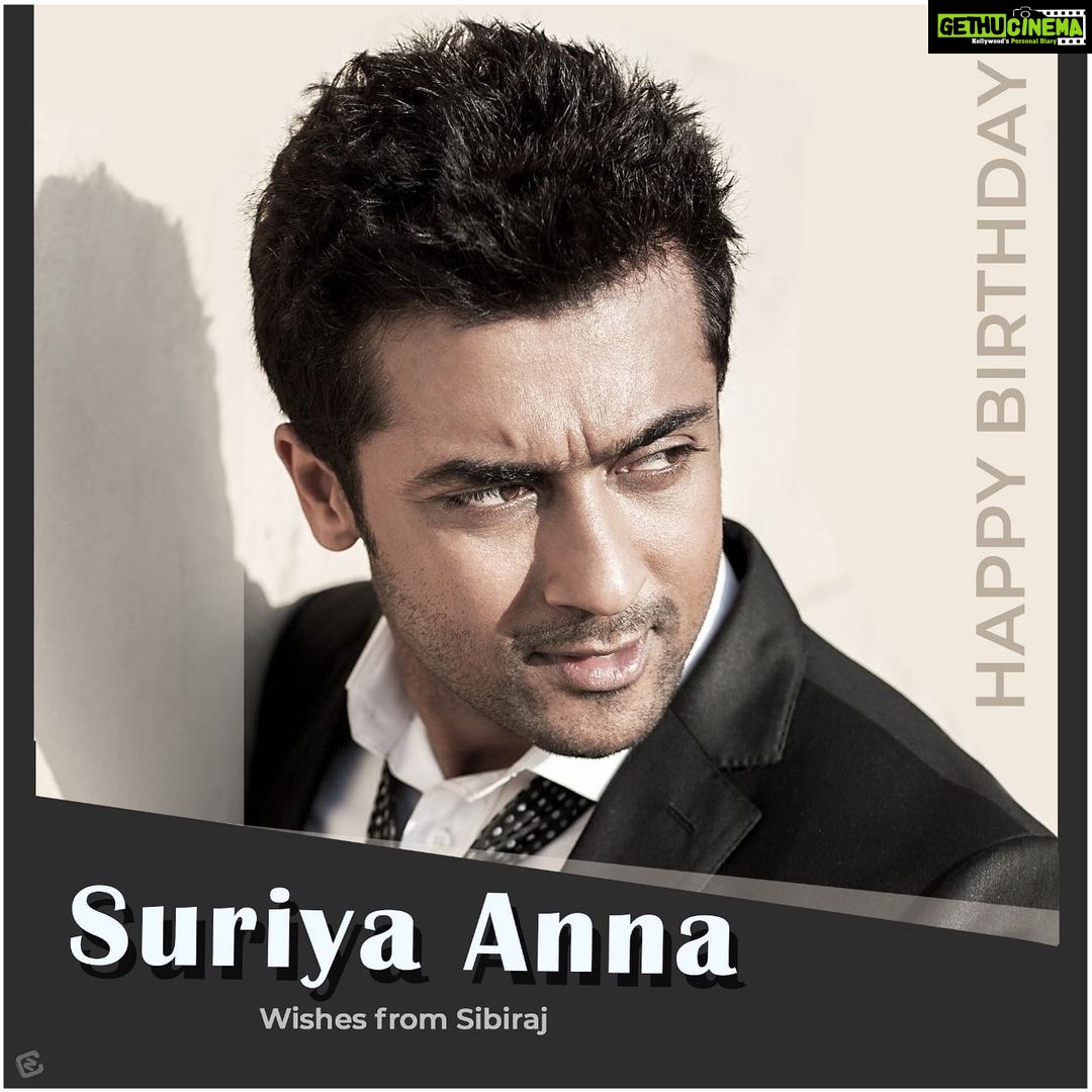 Sibi Sathyaraj Instagram – Wishing the epitome of Hard work,Dearest ...